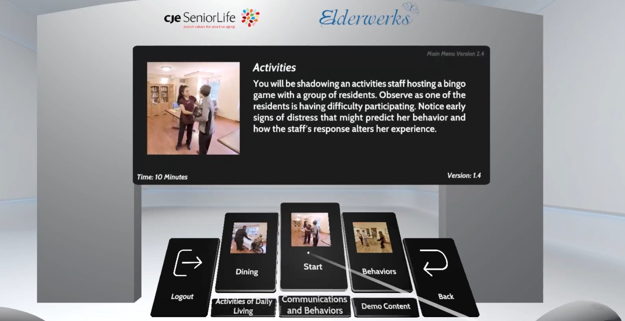 Soft Skills VR Training Case Study - CJE Elderwerks